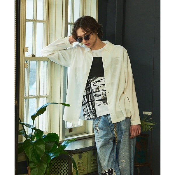 5351プール・オム（5351POUR LES HOMMES）/【25S/S】ジャガード 長袖 シャツ