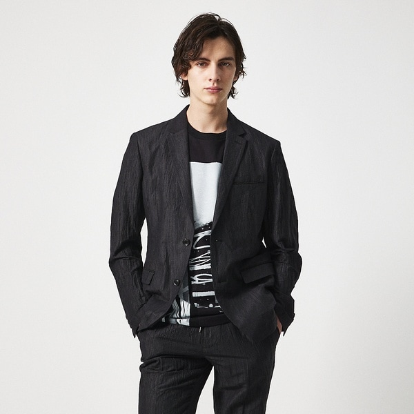 5351プール・オム（5351POUR LES HOMMES）/【セットアップ対応】コットン ワッシャー プリント ジャケット