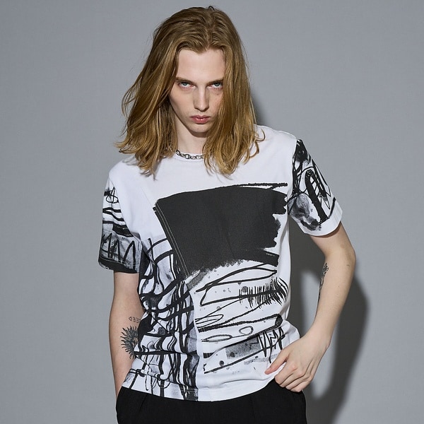 5351プール・オム（5351POUR LES HOMMES）/【40周年】 IVAN ドッキング グラフィック 半袖Tシャツ