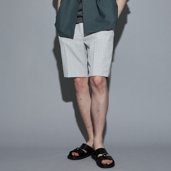 5351プール・オム（5351POUR LES HOMMES）/クールツイード サイドジップ ショートパンツ
