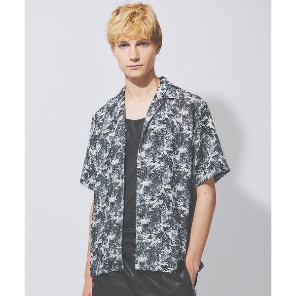 5351プール・オム（5351POUR LES HOMMES）/ボタニカル プリント 半袖シャツ