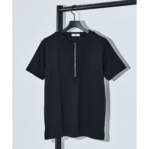 5351プール・オム（5351POUR LES HOMMES）/ミックスジャガード 半袖 Tシャツ