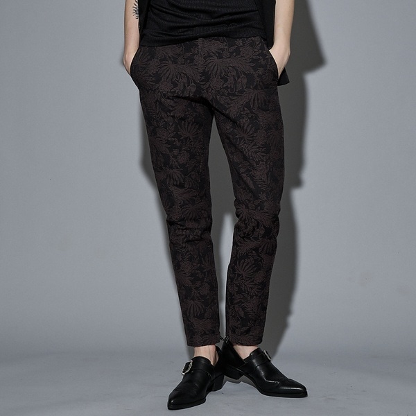 5351プール・オム（5351POUR LES HOMMES）/リーフジャガード スキニー ジョグパンツ