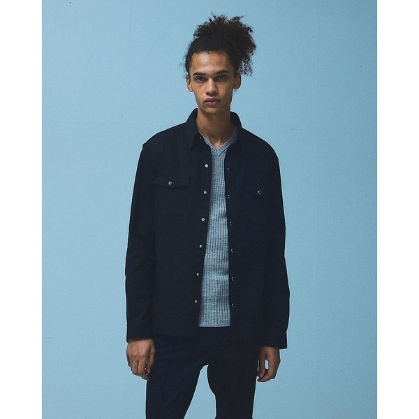 5351プール・オム（5351POUR LES HOMMES）/【セットアップ対応 / ストレッチ】ウエスタン デニムシャツ