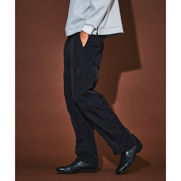 5351プール・オム（5351POUR LES HOMMES）/【セットアップ対応 / 軽量】3WAY パラシュート ジップパンツ