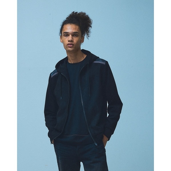 5351プール・オム（5351POUR LES HOMMES）/【セットアップ対応】ストレッチ スウェード ジップ パーカー