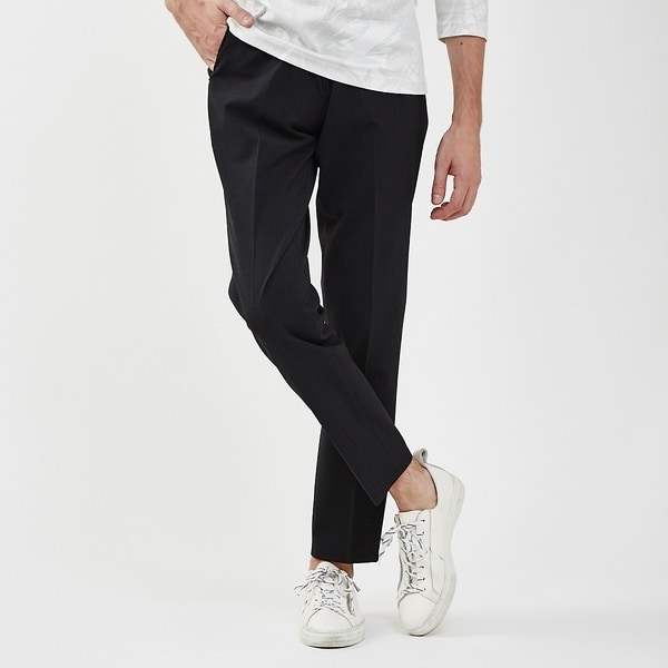 5351プール・オム（5351POUR LES HOMMES）/【セットアップ対応】ハイカウントヴィスリーチェックスリムテーパードパンツ