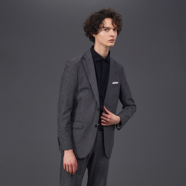 アバハウス（ABAHOUSE）/【FLEX】セットアップ対応 2WAY ストレッチ プリント ジャケット