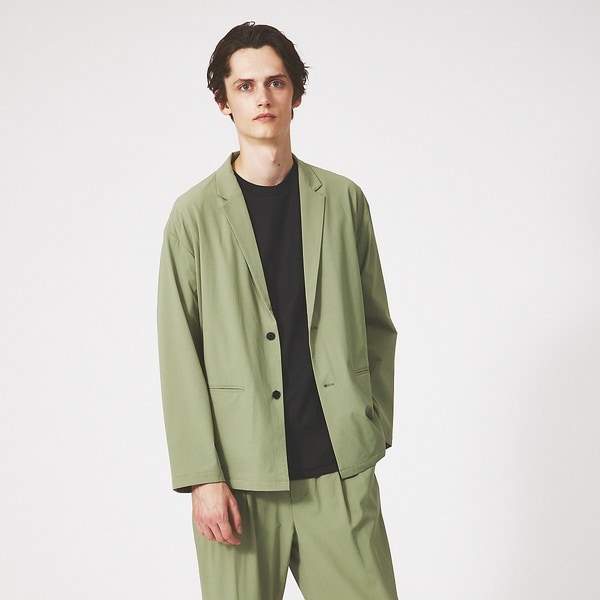 アバハウス（ABAHOUSE）/【セットアップ対応】接触冷感＆4WAYストレッチ ナイロン イージージャケット