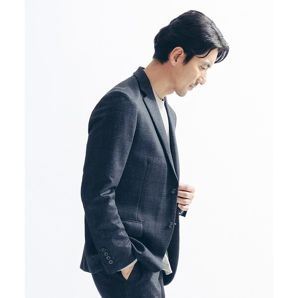 アバハウス（ABAHOUSE）/【セットアップ対応/FLEX JACKET】プリント ポンチ ジャケット