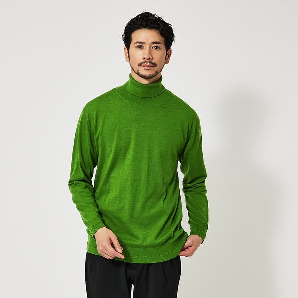 アバハウス（ABAHOUSE）/【カシミヤブレンド】ハイゲージ タートルネック ニット