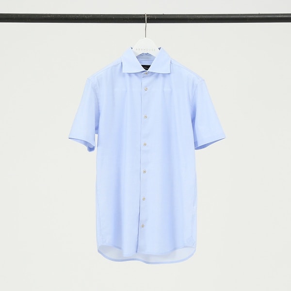 アバハウス（ABAHOUSE）/マルチストレッチファブリックプリント 半袖 シャツ