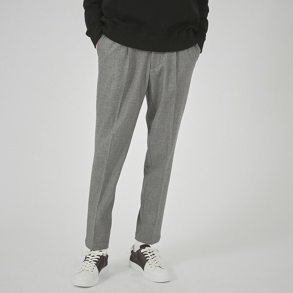 アバハウス（ABAHOUSE）/【機能素材使用】プレスウォーム ウールライク スラックス