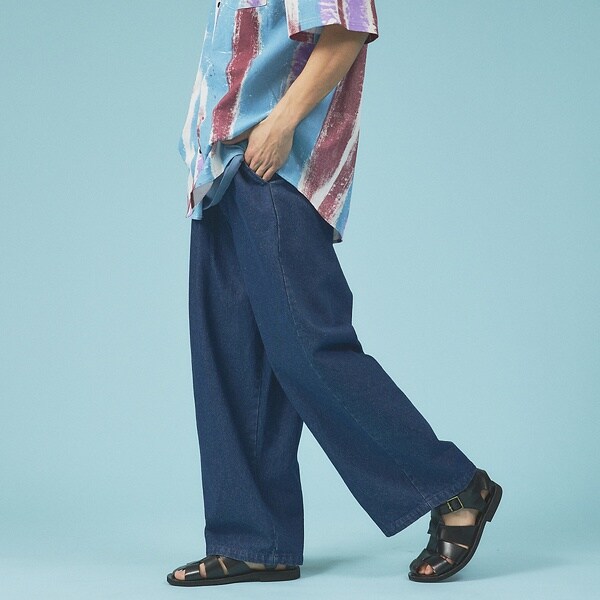 アバハウス（ABAHOUSE）/【WEB限定】タックバギーシルエットパンツ/ワイドテーパード/ユニセックス