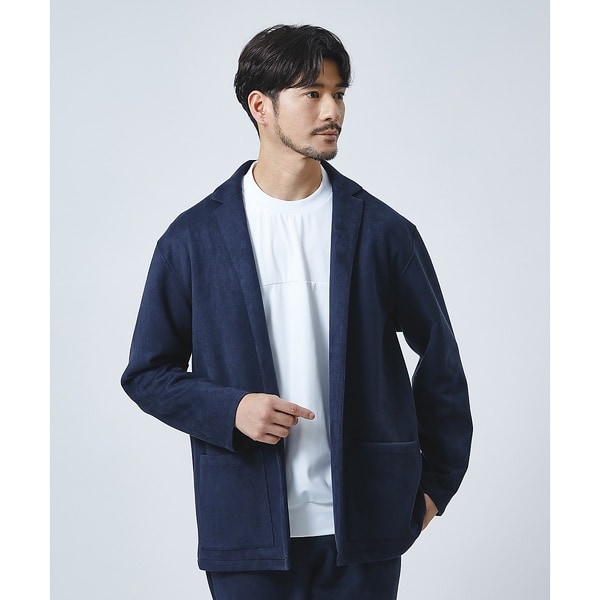 アバハウス（ABAHOUSE）/【セットアップ対応】シルキー ネオスエード ジャケット/カーディガン