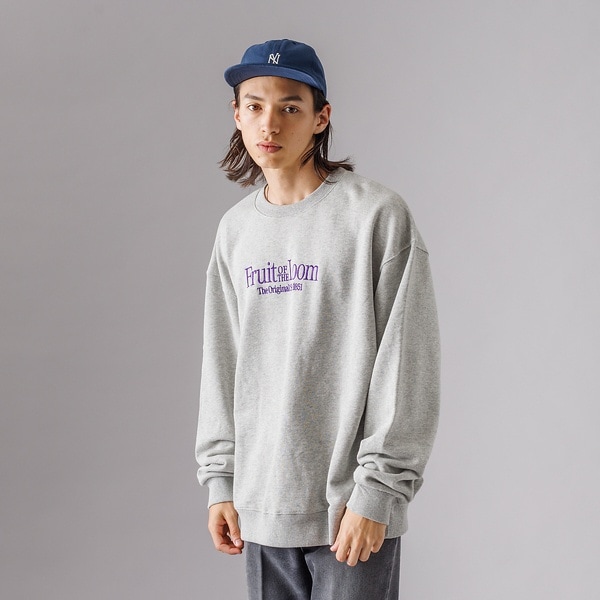 アバハウス（ABAHOUSE）/【FRUIT OF THE LOOM】エンブレム 刺繍 ヘビーオンス ルーズ ク