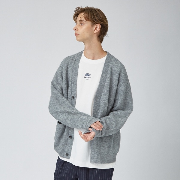 アバハウス（ABAHOUSE）/アルパカブレンド シャギーニット カーディガン