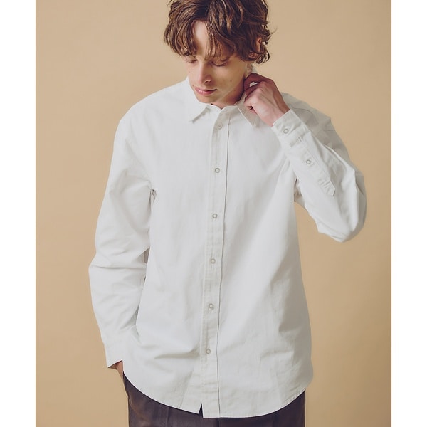 アバハウス（ABAHOUSE）/【ラインスリーブ】オックスフォードシャツ / シャツブルゾン