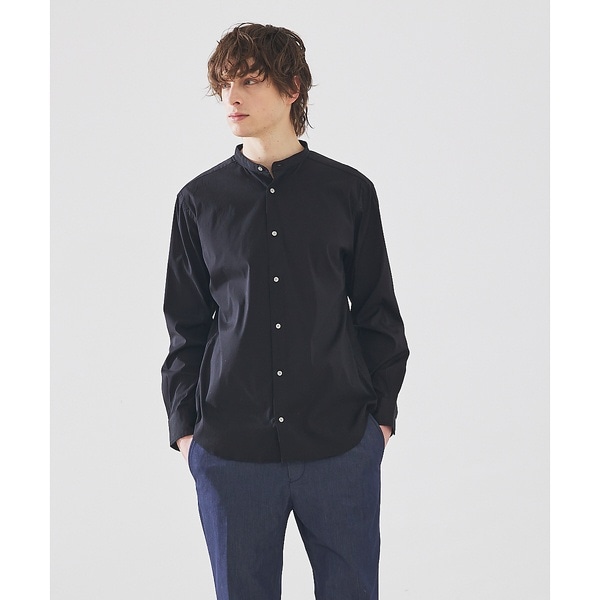 アバハウス（ABAHOUSE）/【SUPER GUM】バンドカラー ブロードシャツ