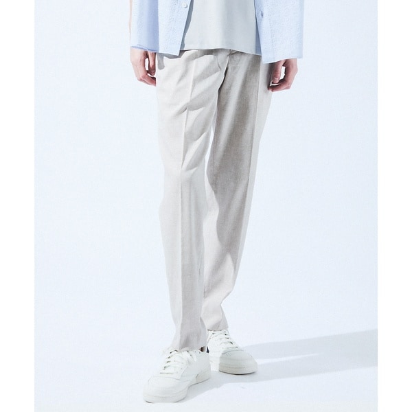 アバハウス（ABAHOUSE）/【セットアップ対応】ソロストレッチ リネン テーパード パンツ / スラックス