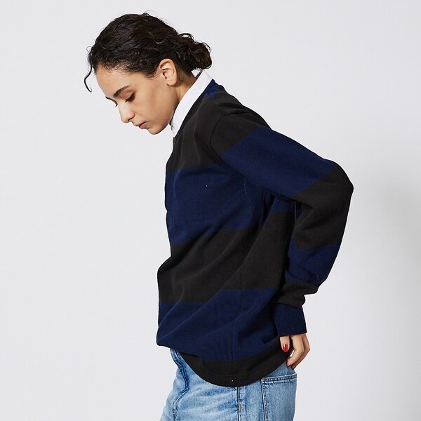 アバハウス（ABAHOUSE）/【BARBARRIAN / バーバリアン】HENLEY NECK/ヘンリーネック