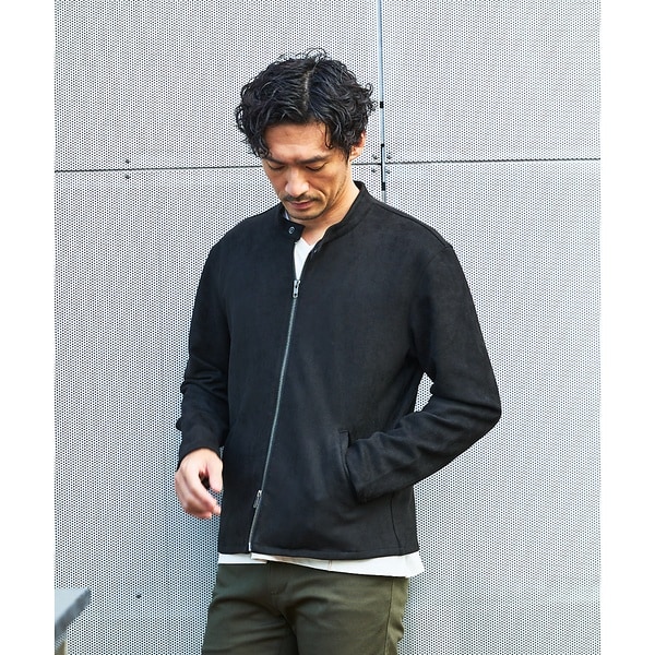 アバハウス（ABAHOUSE）/ネオレザーポンチ ライダースジャケット