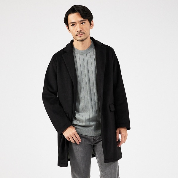 アバハウス（ABAHOUSE）/【シャギーニット】メルトン チェスターコート