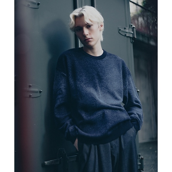 アバハウス（ABAHOUSE）/アブストラクト グラデーション ニット / クルーネックプルオーバー