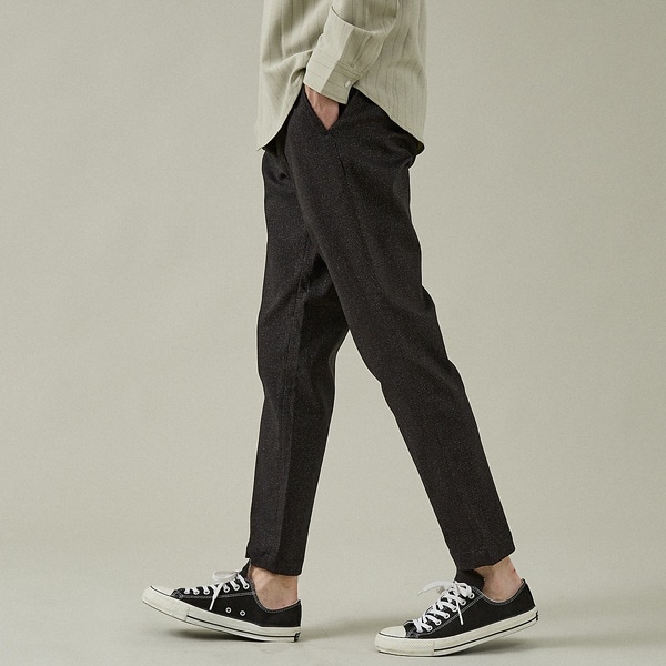 アバハウス（ABAHOUSE）/【360°ストレッチ】1タックイージーパンツ / スリムシルエット