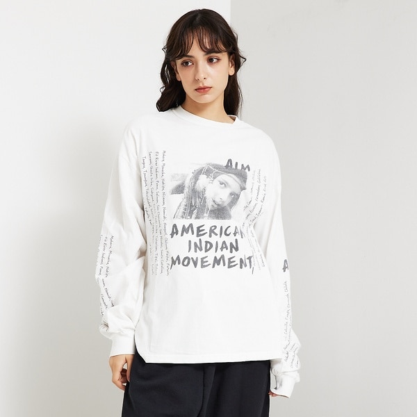 アバハウス（ABAHOUSE）/【REMI RELIEF / レミ レリーフ】 INDIAN天竺ロングTシャツ/