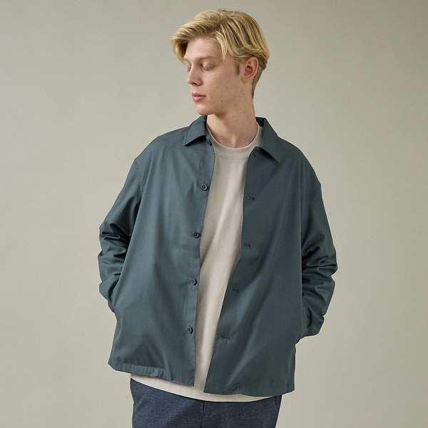 アバハウス（ABAHOUSE）/インバーテッドプリーツ シャツブルゾン