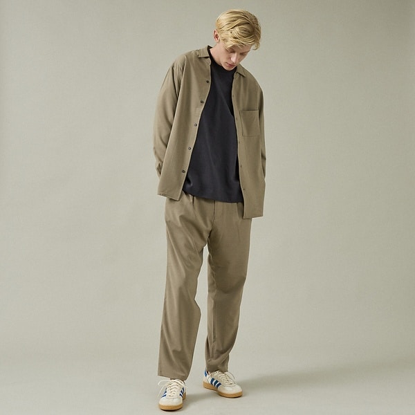 アバハウス（ABAHOUSE）/2点セット【WEB限定】セットアップ / スキッパーシャツ&イージーパンツ /