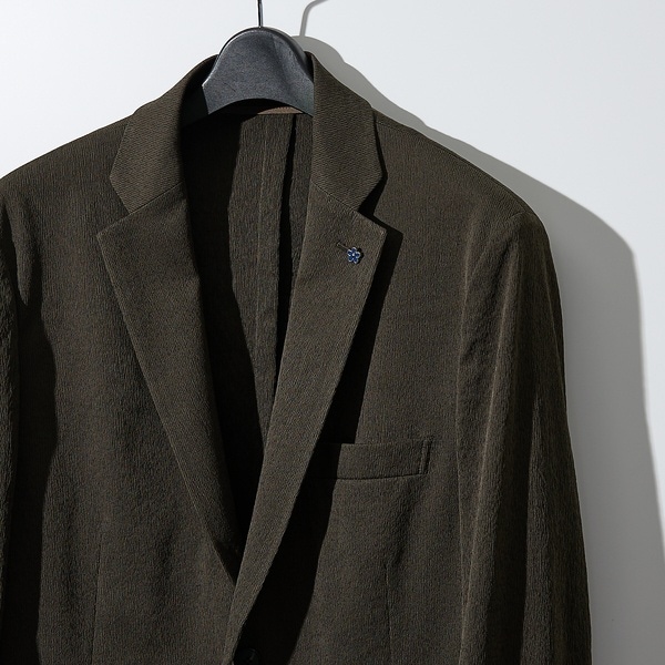 アバハウス（ABAHOUSE）/【セットアップ対応/FLEX JACKET】 PE−wrinkle ワッシャージ