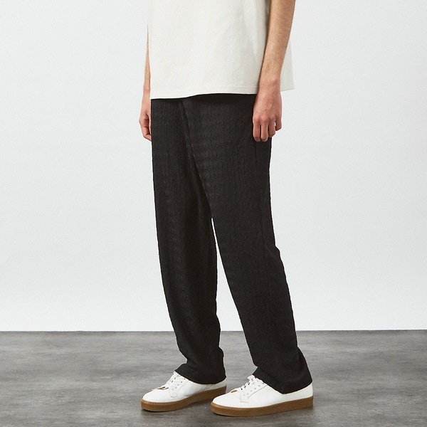 アバハウス（ABAHOUSE）/【セットアップ対応】シャーリングケーブル リラックスパンツ/イージーパンツ