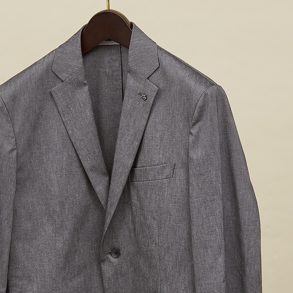 アバハウス（ABAHOUSE）/【セットアップ対応/FLEX JACKET】スーパーストレッチ リネンブレンド