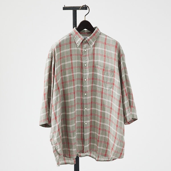 アバハウス（ABAHOUSE）/【別注】Individualized shirts / ボタンダウン半袖シャツ