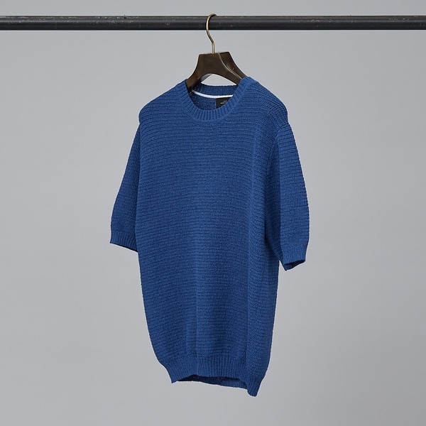 アバハウス（ABAHOUSE）/フルニードル メッシュニットTシャツ