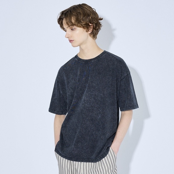 アバハウス（ABAHOUSE）/【ピグメント加工】クルーネック半袖Ｔシャツ