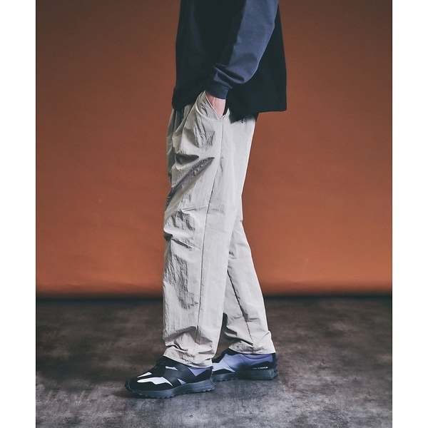 アバハウス（ABAHOUSE）/【セットアップ対応】TUCK＆DARTS ワッシャーナイロン ワイドテーパードパ