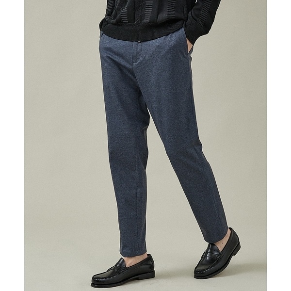 アバハウス（ABAHOUSE）/【360°ストレッチ】ノータック リバーポンチ イージーパンツ / スリムテーパ