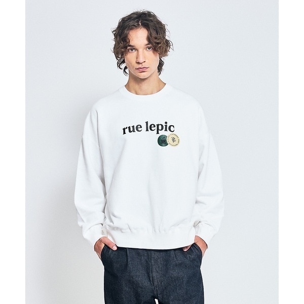 アバハウス（ABAHOUSE）/CAFE graphic ロゴプリント スウェット オーバーサイズ / ユニセッ