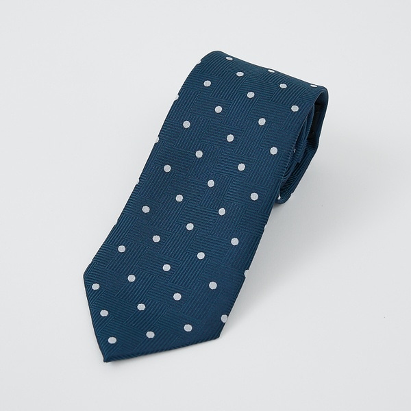アバハウス（ABAHOUSE）/【ウォッシャブル】ドットヘリンボン ネクタイ