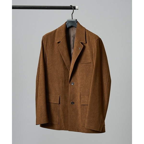 アバハウス（ABAHOUSE）/綾スウェード ストレッチ ジャケット