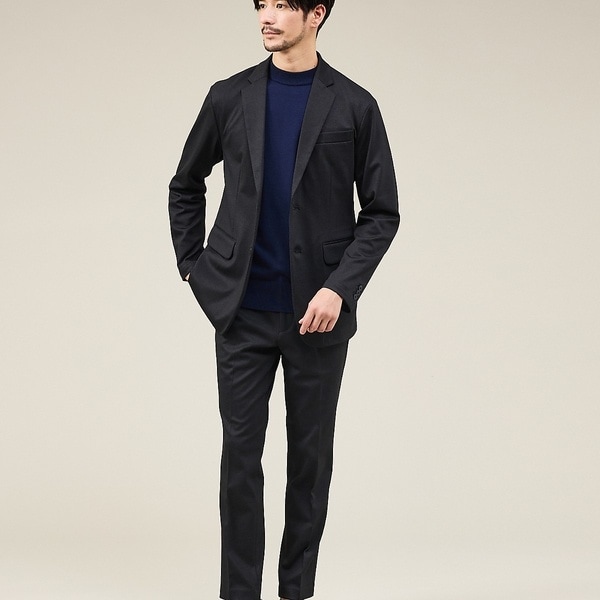 アバハウス（ABAHOUSE）/【新型/上下2点セット】ポンチ セットアップ/スーツ ジャケット＆スラックス