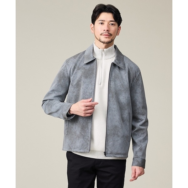 アバハウス（ABAHOUSE）/【ネオレザー】ヴィンテージライク ジップブルゾン