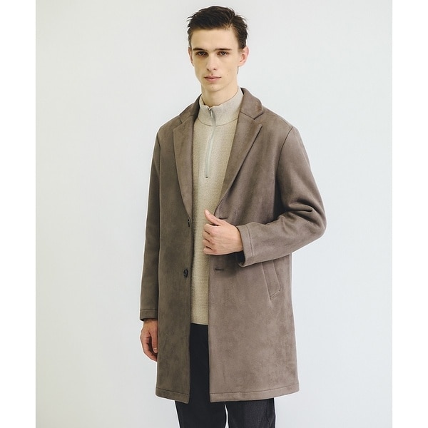 アバハウス（ABAHOUSE）/【スエードライク】ボンディング チェスターコート