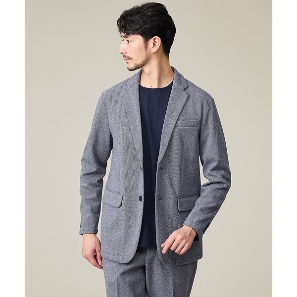 アバハウス（ABAHOUSE）/【セットアップ対応】ヘリンボーン ジャガード ニットジャケット