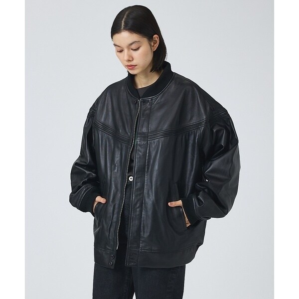 アバハウス（ABAHOUSE）/【TOWNCRAFT/タウンクラフト】Leather Derby Jacket