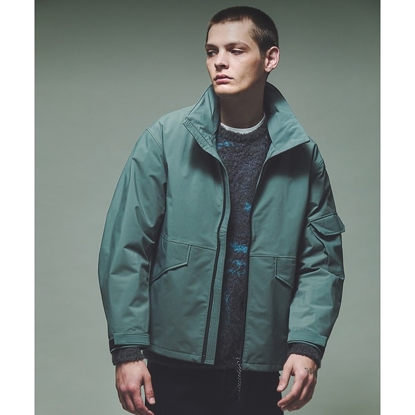 アバハウス（ABAHOUSE）/TAIONライナー スタンドカラー　シェルジャケット / ショートブルゾン