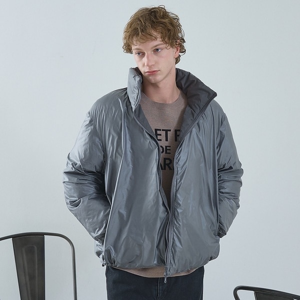 アバハウス（ABAHOUSE）/【リバーシブル】シャーリング パデッドブルゾン / 中綿ジャケット / 撥水